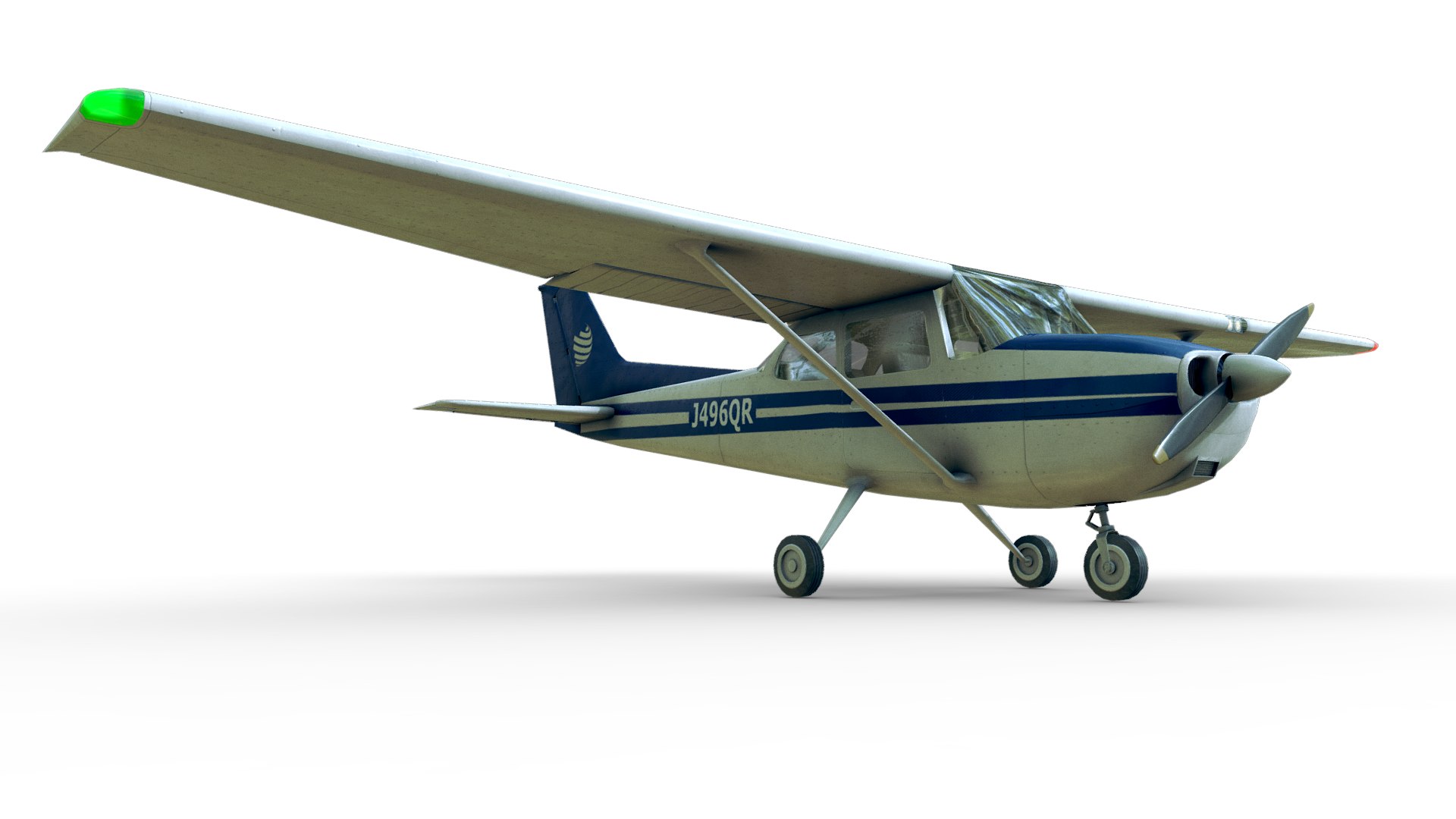 Light Airplane 3D Model - TurboSquid 2096182
