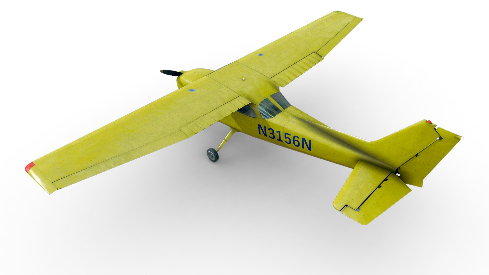 Light Airplane 3D Model - TurboSquid 2096182