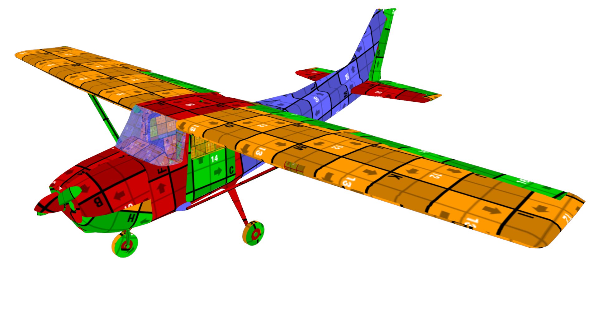 Light Airplane 3D Model - TurboSquid 2096182