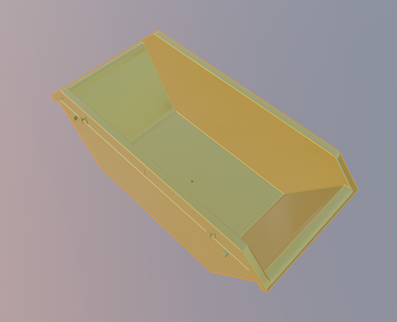 Yellow Skip Model - TurboSquid 1482621