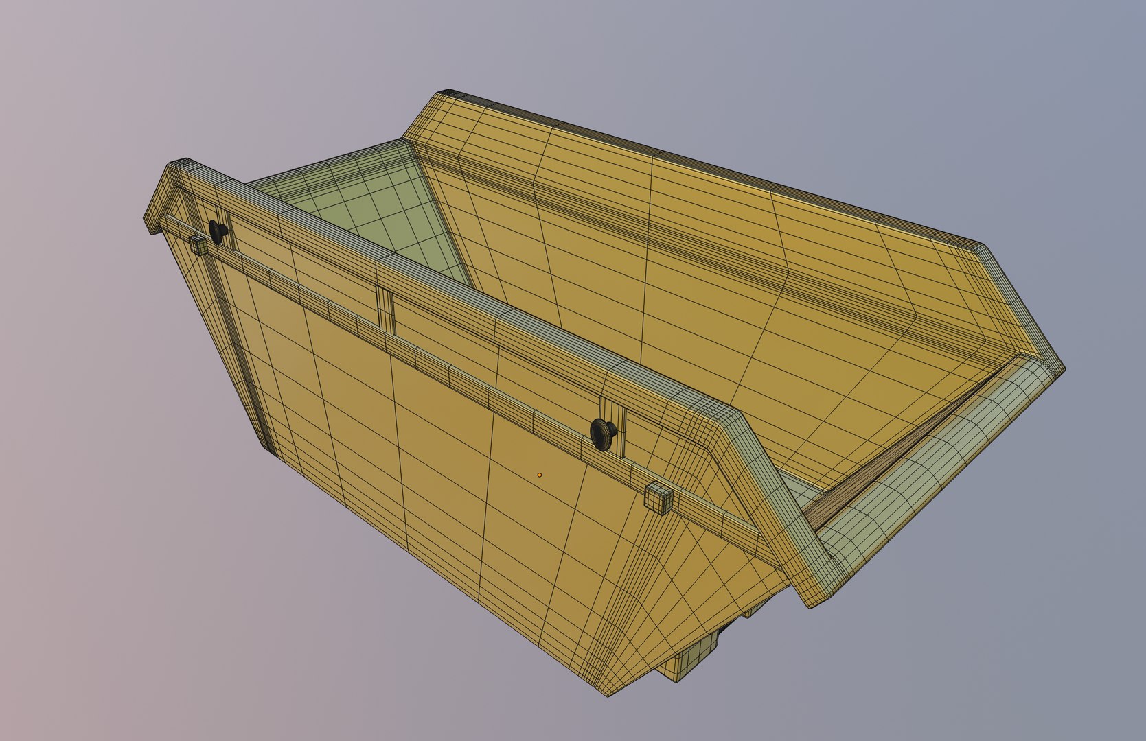 Yellow Skip Model - TurboSquid 1482621