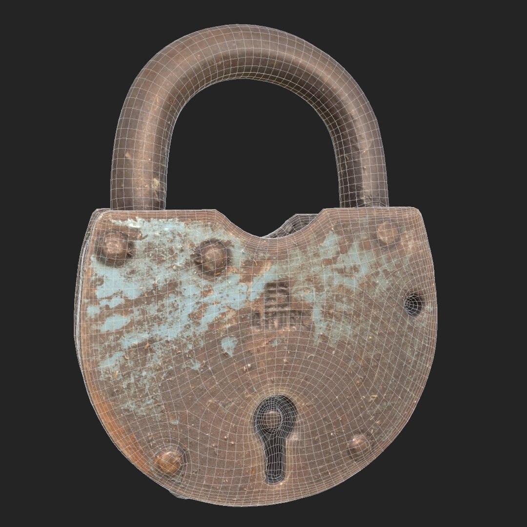 Old Metal Lock 3D Model - TurboSquid 2207986