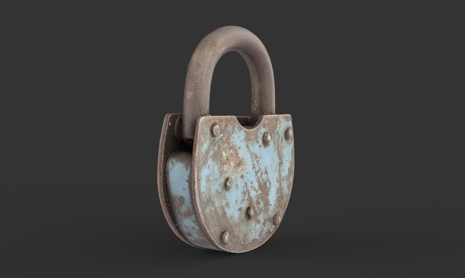 Old Metal Lock 3D Model - TurboSquid 2207986