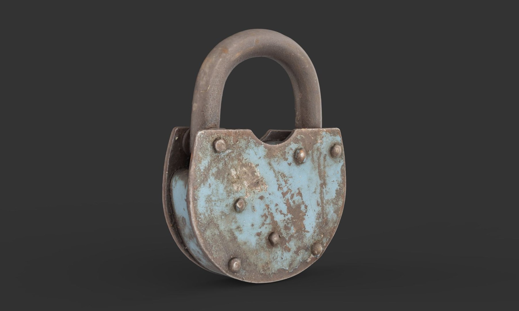 Old Metal Lock 3D Model - TurboSquid 2207986