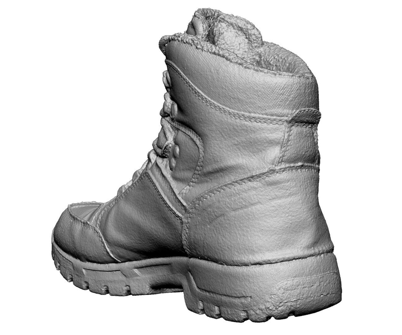 3d Model Scan Trekking Boot