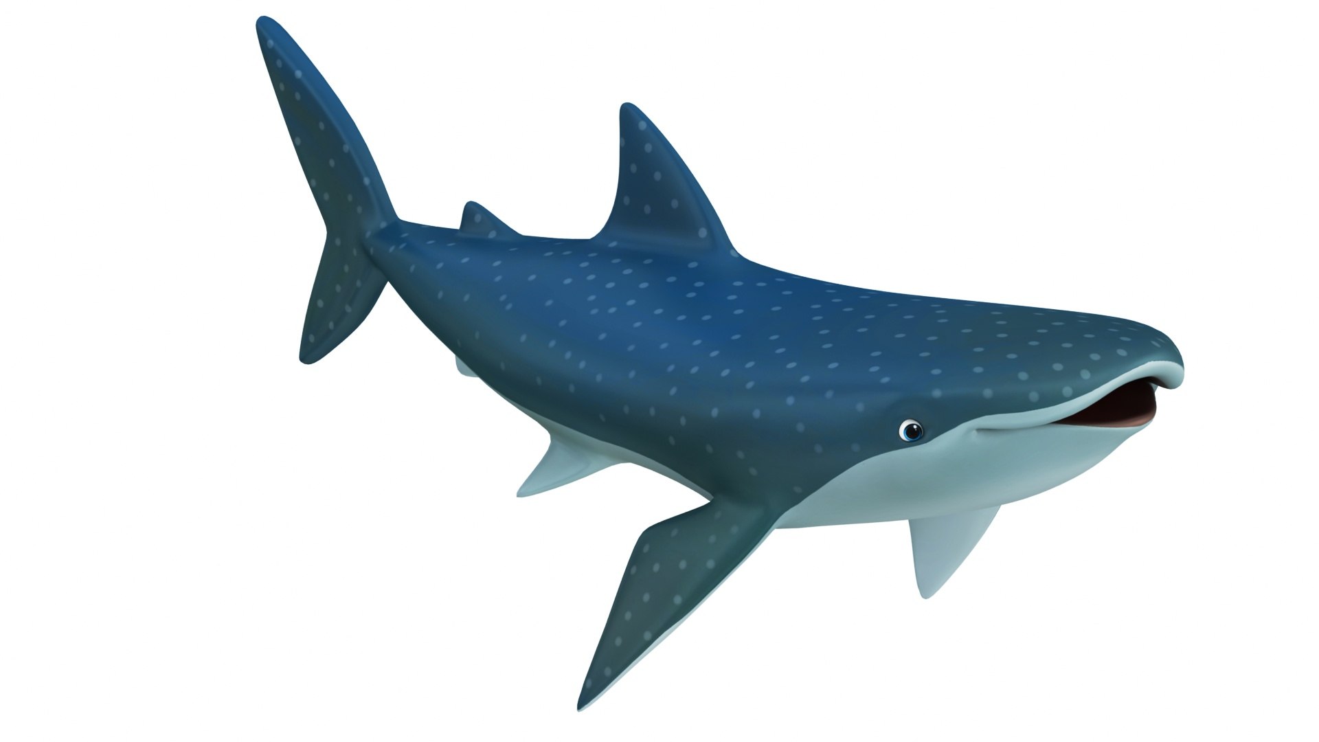 3D Cartoon Shark Collection Model - TurboSquid 2094740