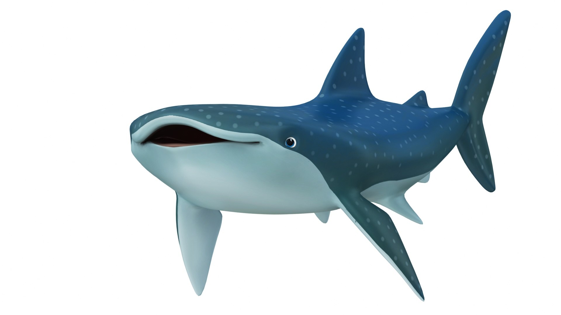 3D Cartoon Shark Collection Model - TurboSquid 2094740