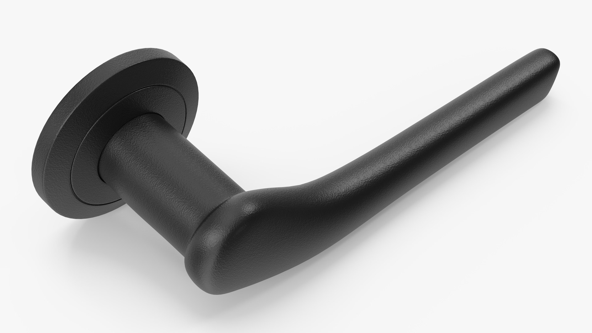 3D Black Curved Door Handles - TurboSquid 1995788