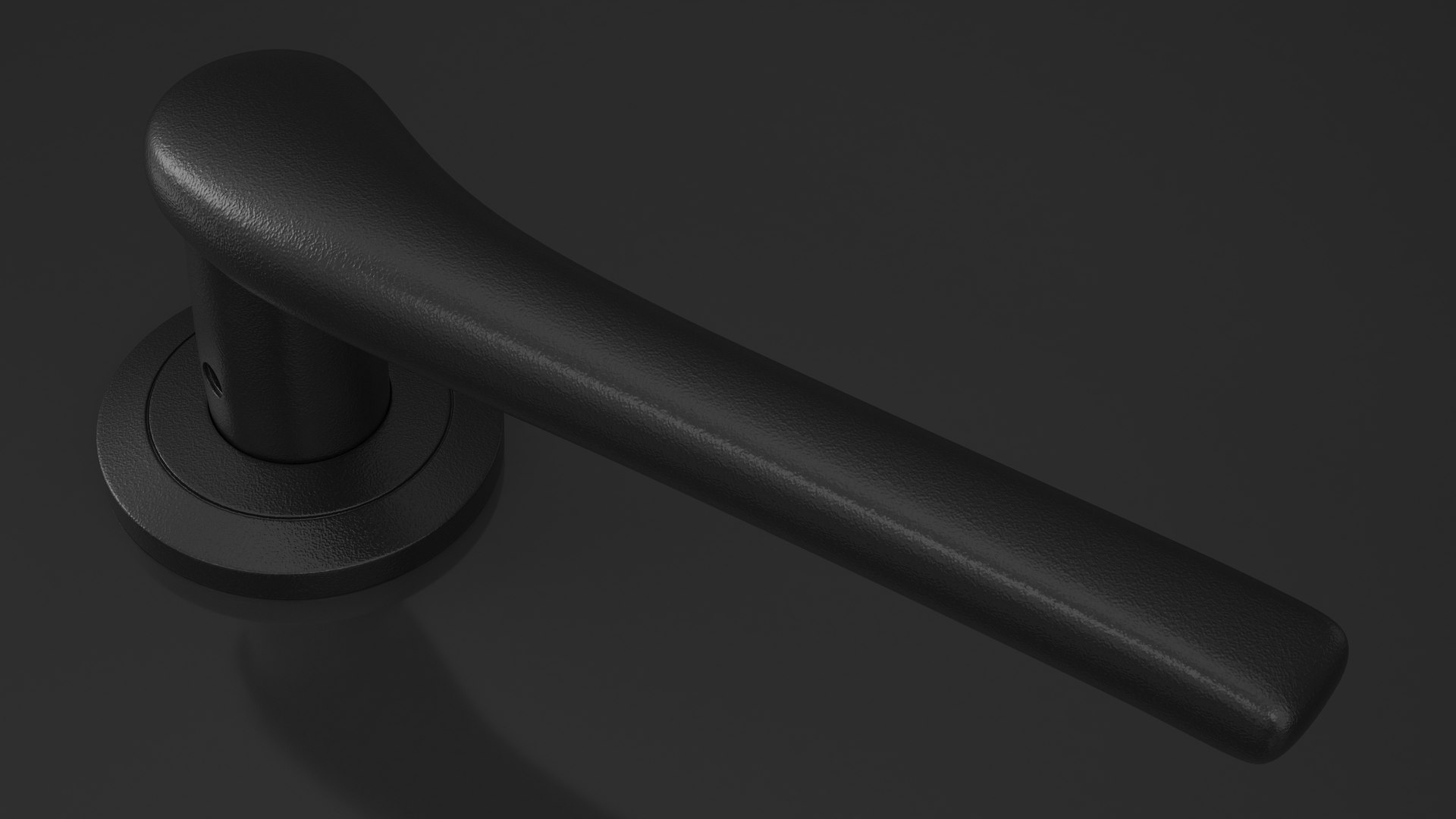 3D Black Curved Door Handles - TurboSquid 1995788