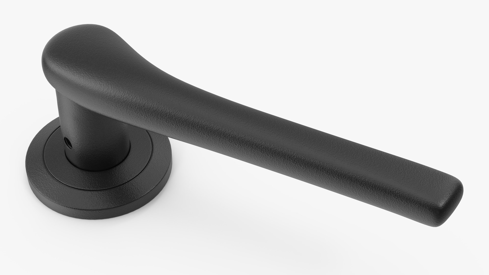 3D Black Curved Door Handles - TurboSquid 1995788