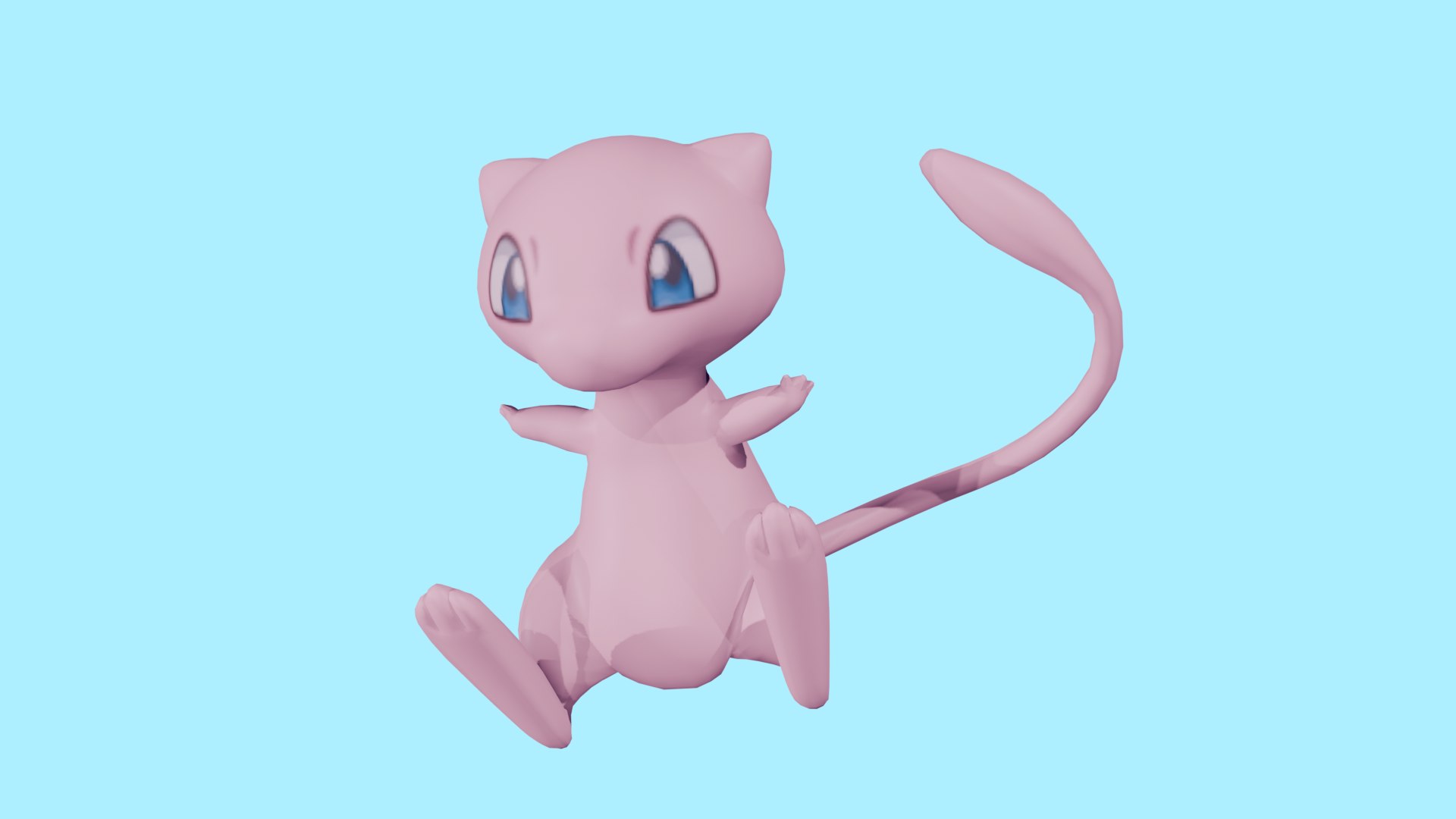 3D POKEMON Mew Animated Game Already Model - TurboSquid 2358416