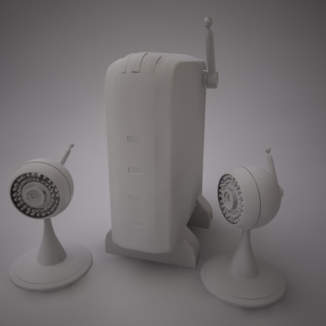 Security Cameras 3d 3ds