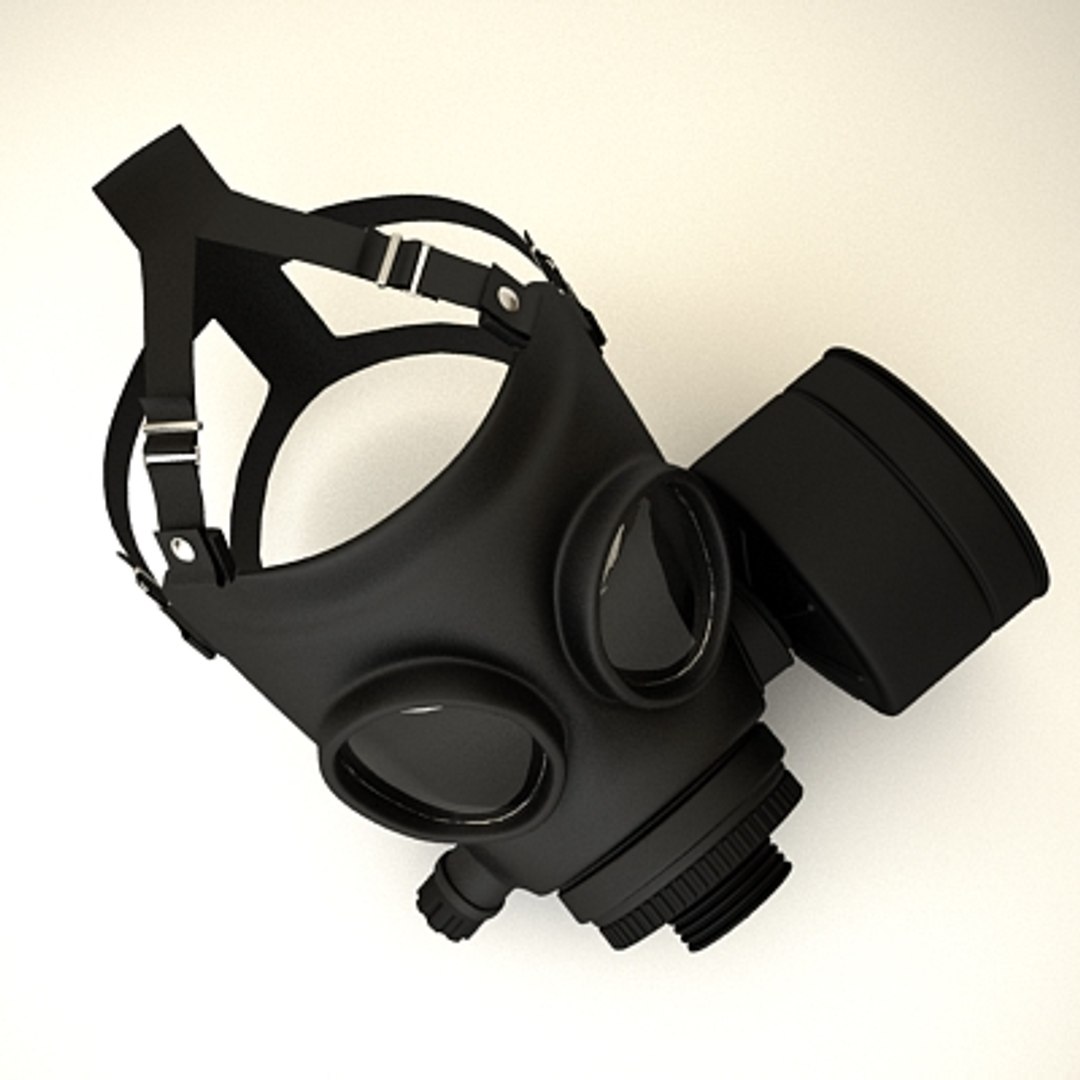 3d Gasmask Gas Mask Model
