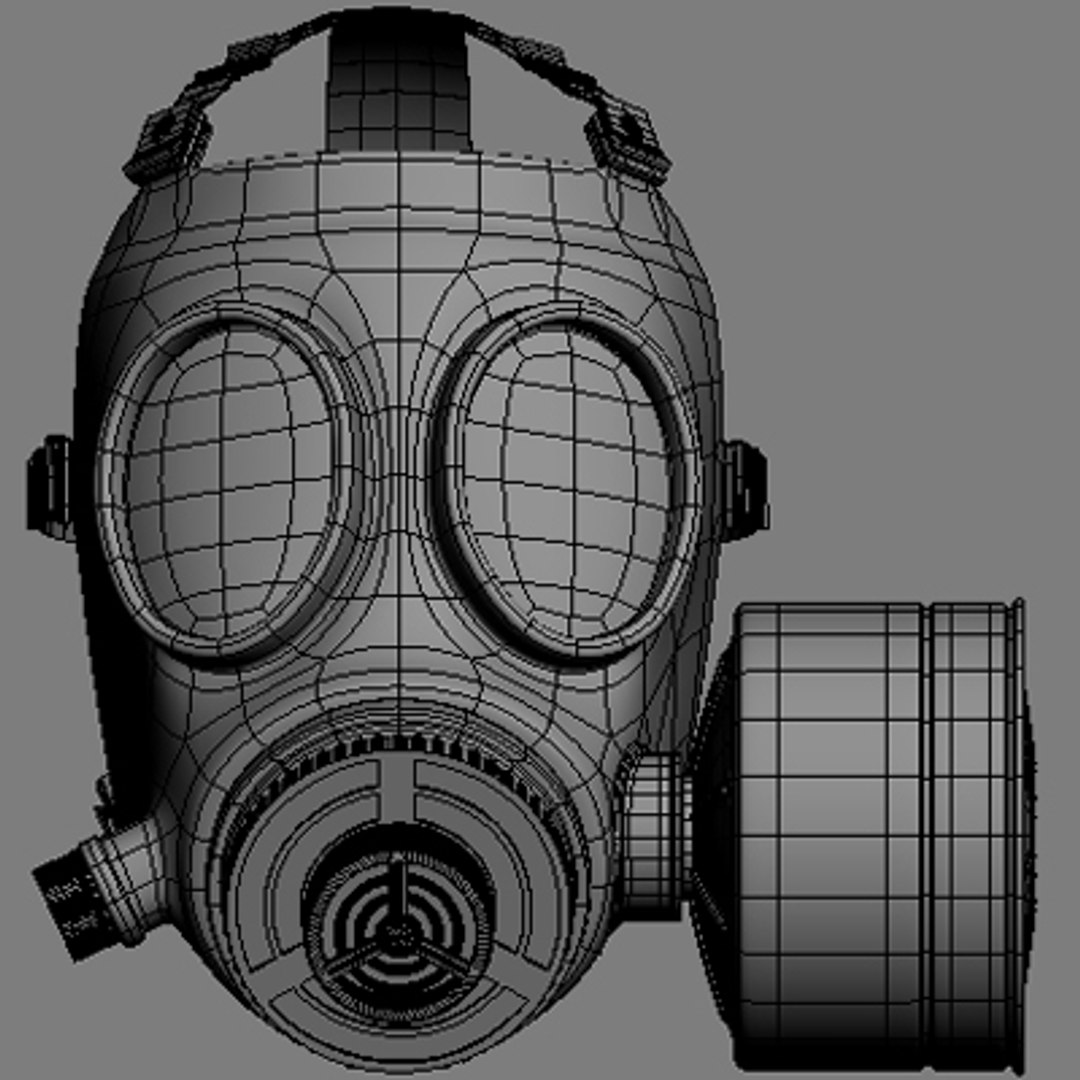 3d Gasmask Gas Mask Model
