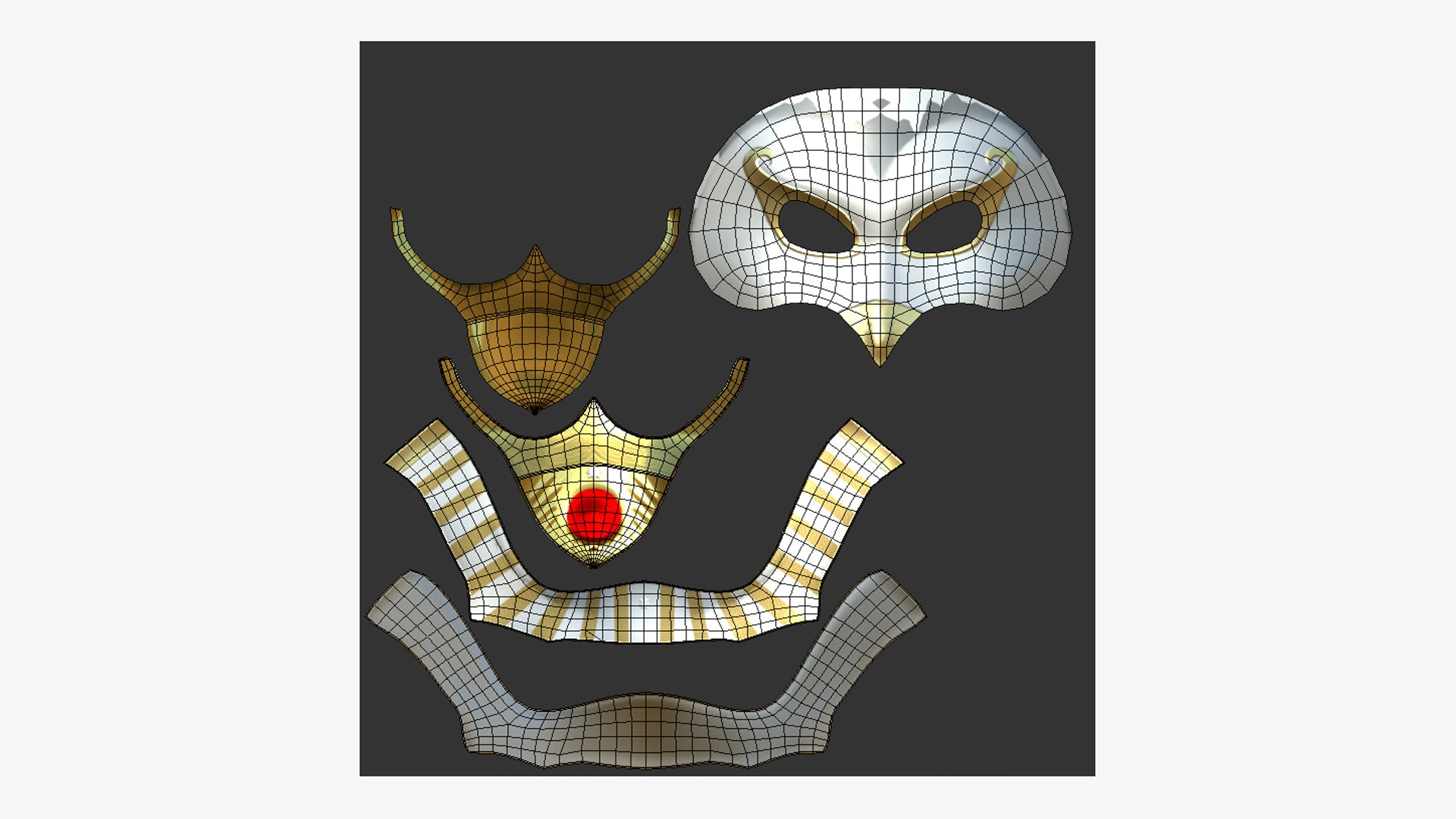 3D Ra Mask A08 - Egyptian Gods Character Clothing Model - TurboSquid ...