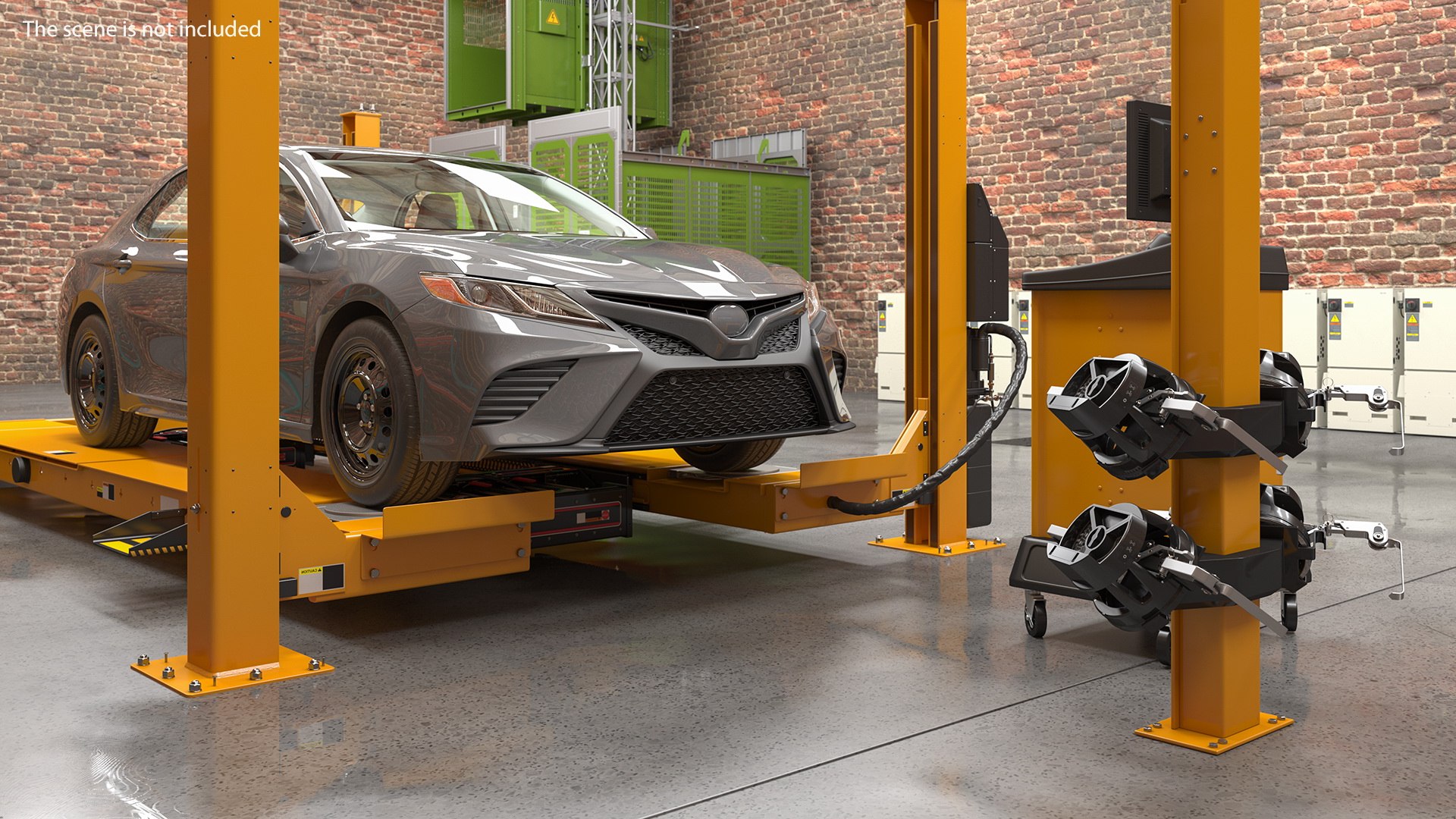 3D wheel alignment equipment car model - TurboSquid 1608832