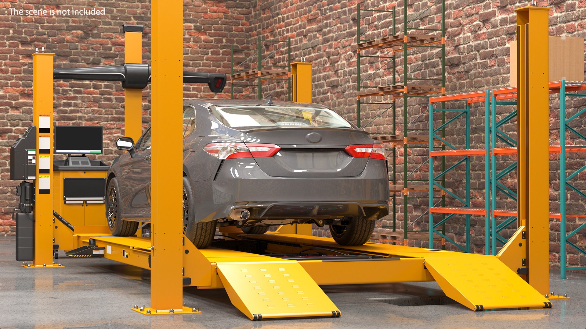 3D wheel alignment equipment car model - TurboSquid 1608832