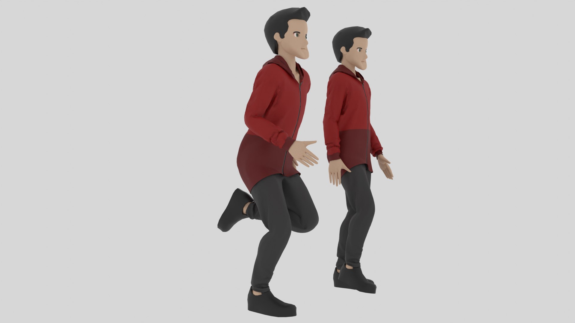 3D Cartoon Character Walking And Running Animation - TurboSquid 2004064