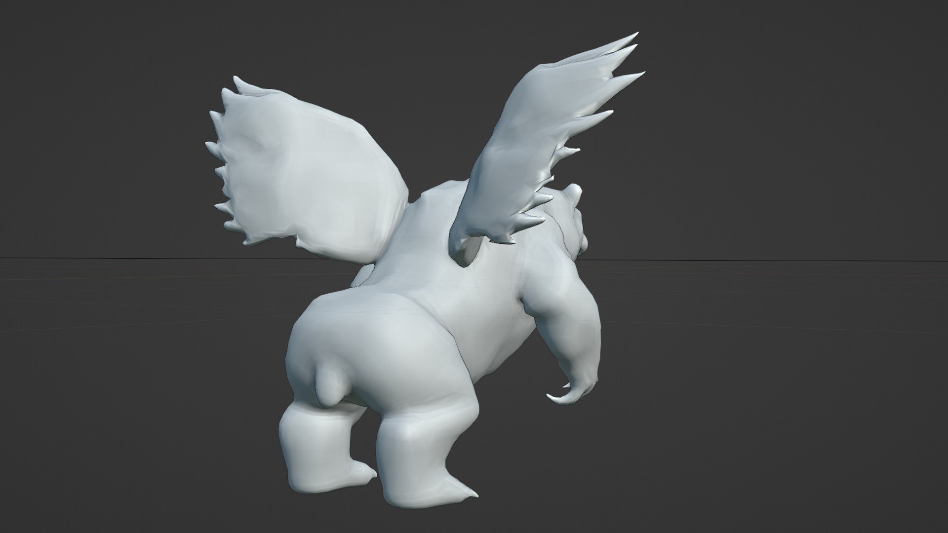 Ferocious Winged Bear Modello 3D Creature Mitologica 3D - TurboSquid ...