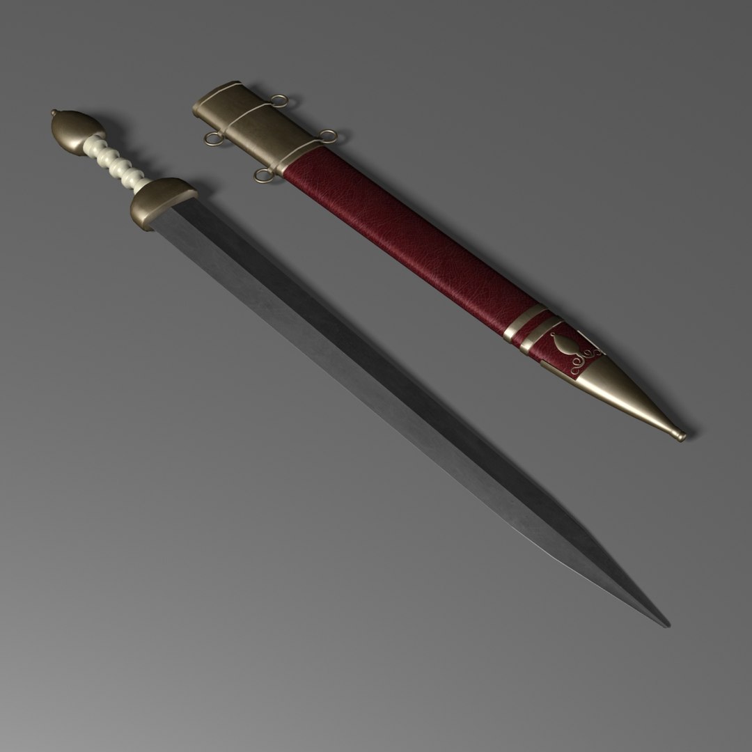 3D 3D Studio gladius hispaniensis roman