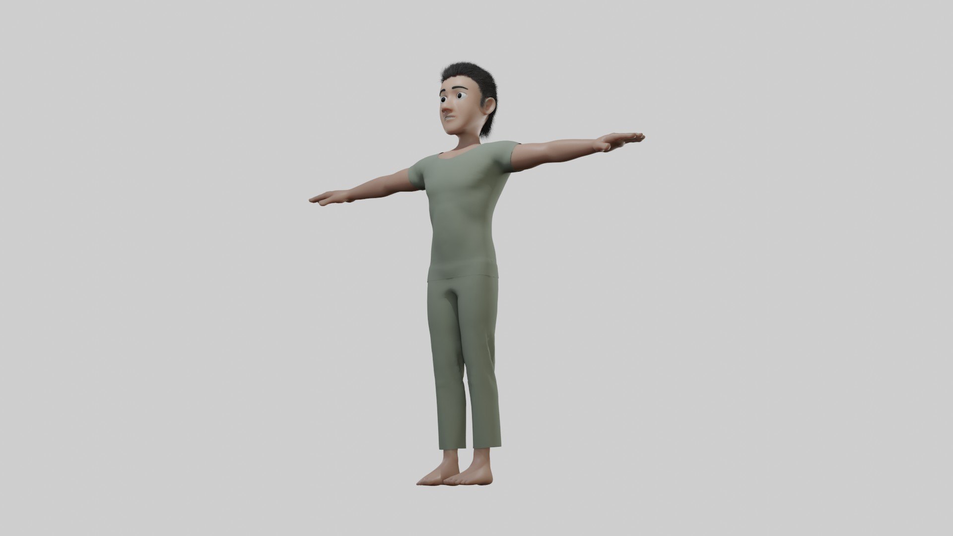 3D model Man cartoon stylized - TurboSquid 2055048