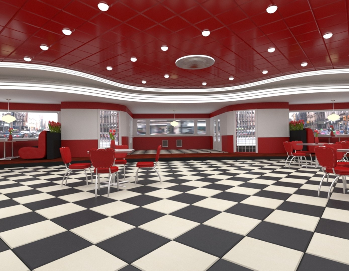 Restaurant Kingsman Movie 3D - TurboSquid 1401741