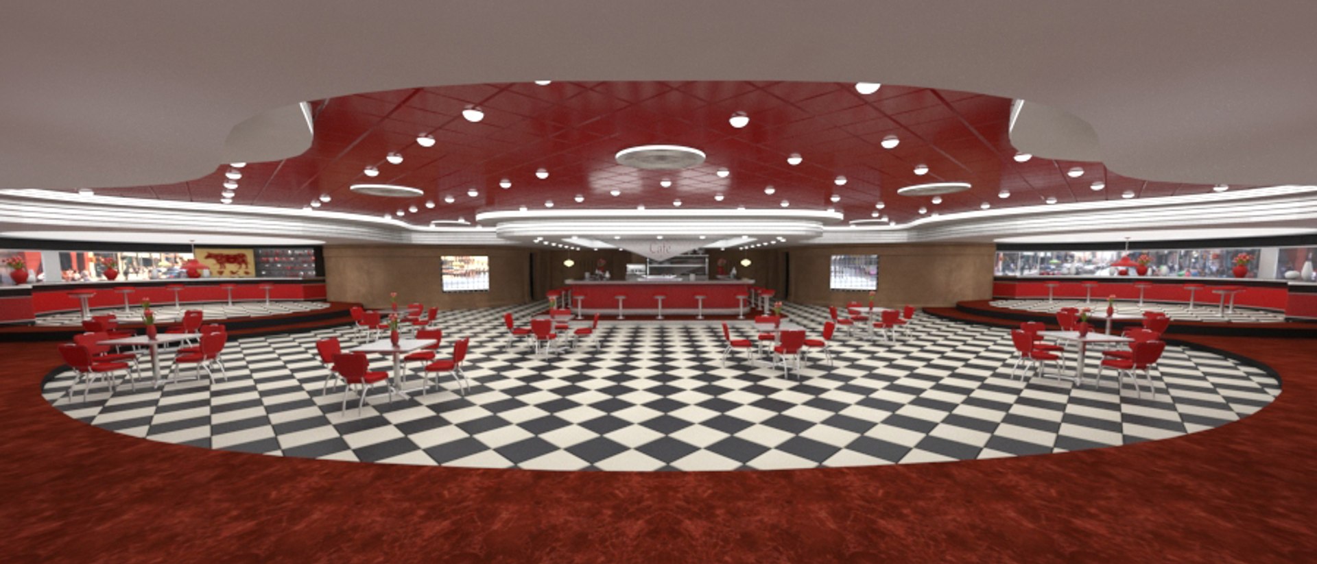 Restaurant Kingsman Movie 3D - TurboSquid 1401741