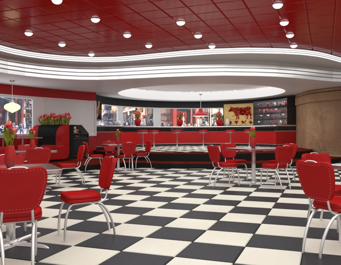 Restaurant Kingsman Movie 3D - TurboSquid 1401741