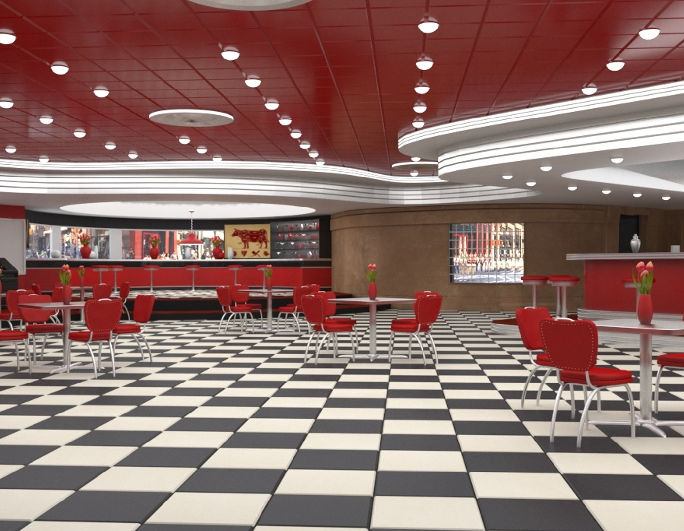 Restaurant Kingsman Movie 3D - TurboSquid 1401741