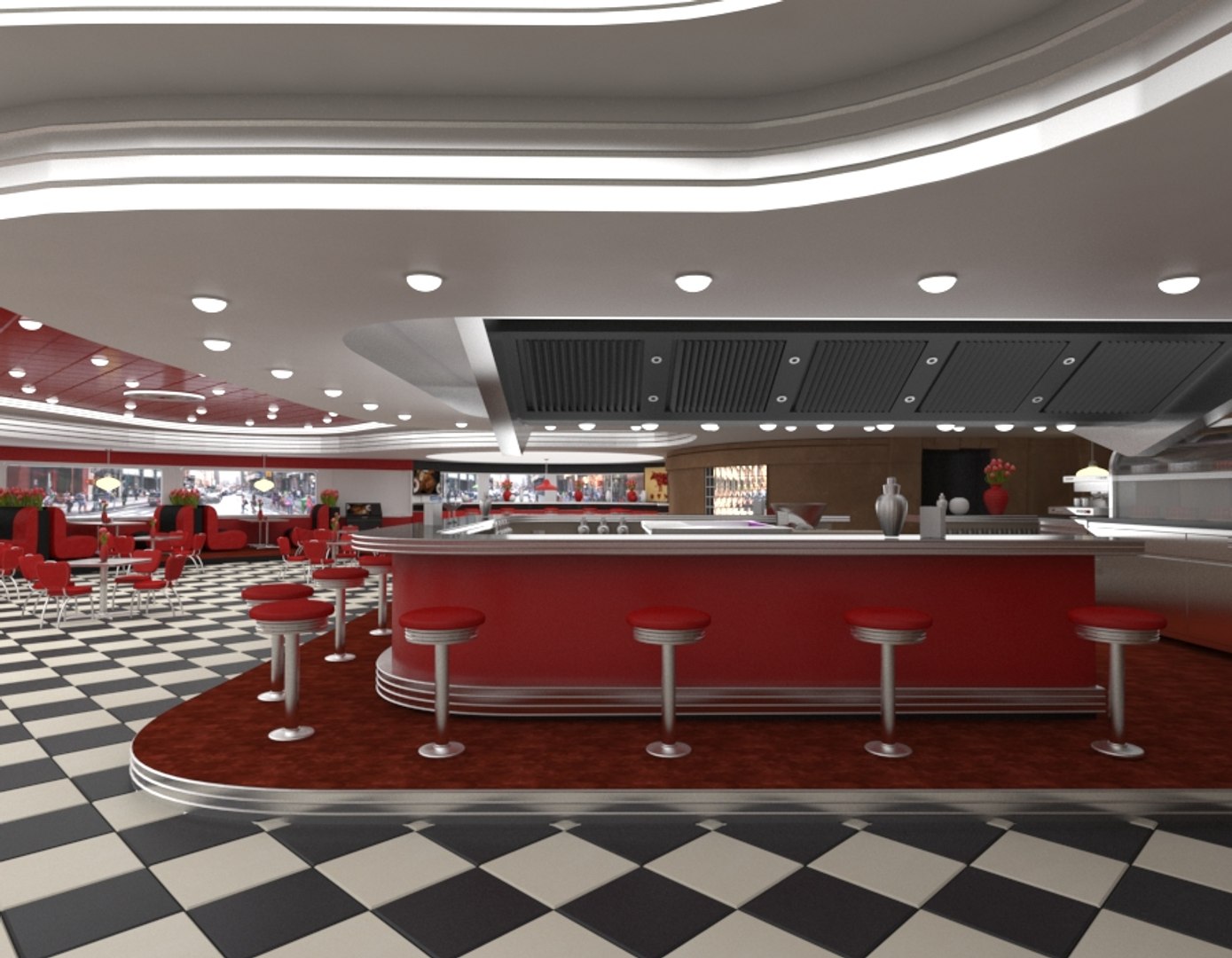 Restaurant Kingsman Movie 3D - TurboSquid 1401741