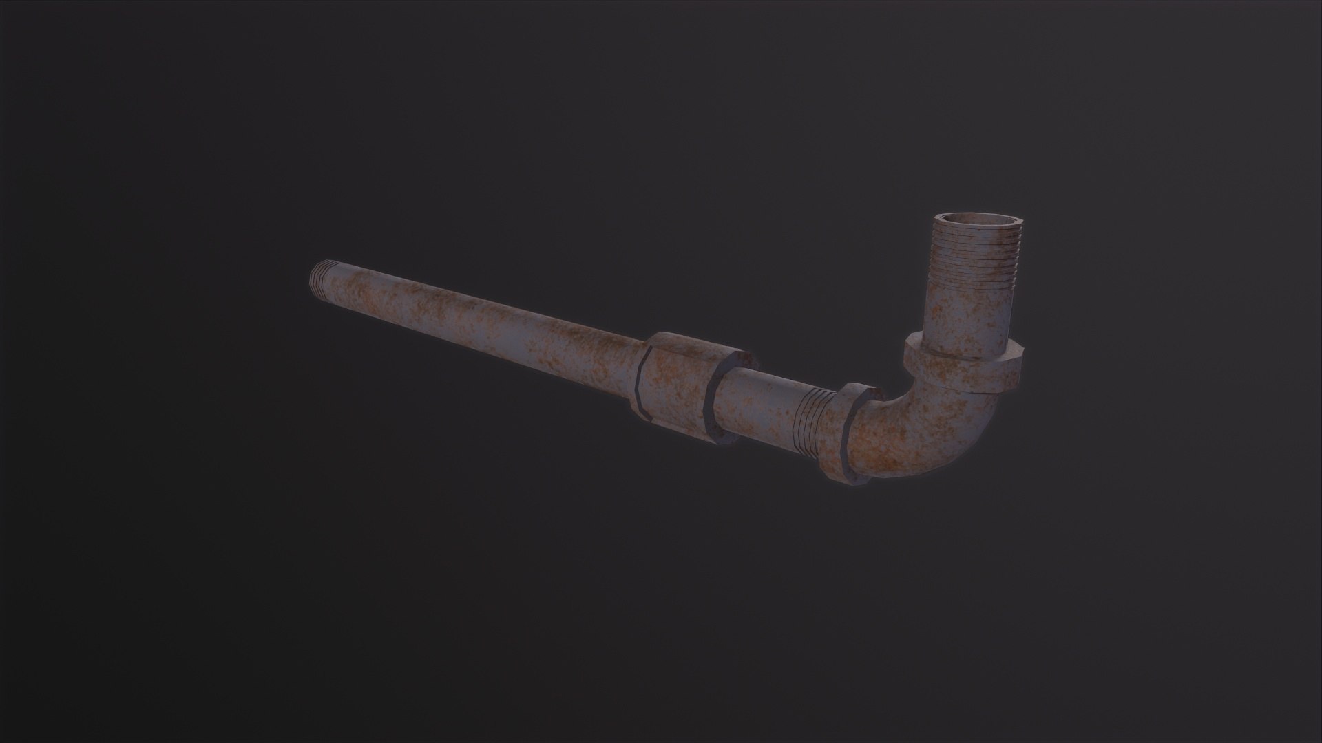 3D Metal Pipe Weapon Model - TurboSquid 2092820