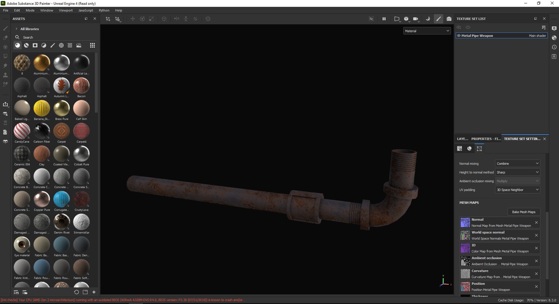 3D Metal Pipe Weapon Model - TurboSquid 2092820