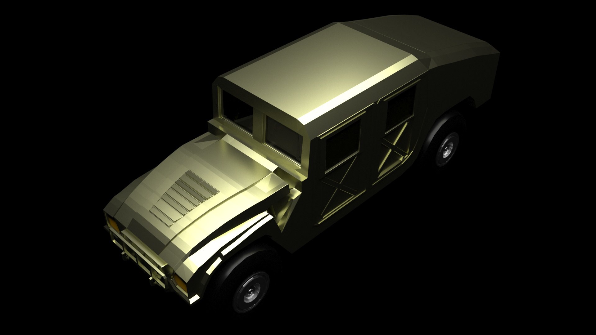 HMMWV Military Humvee Model - TurboSquid 1905532