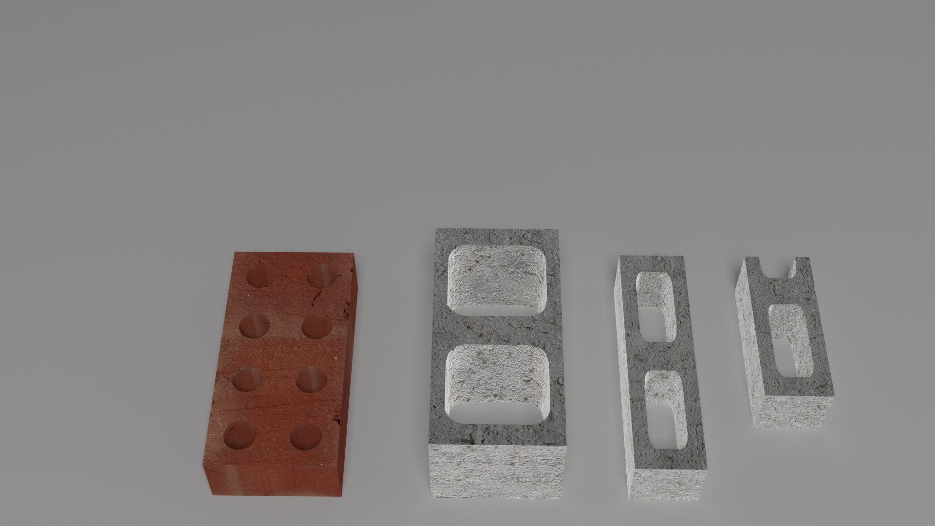Brick Pack OBJ 3D Model - TurboSquid 1812926
