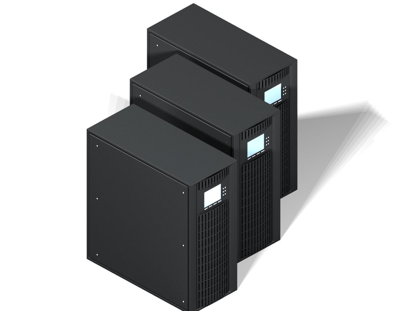 3d Ups Uninterruptible Power Supply Model