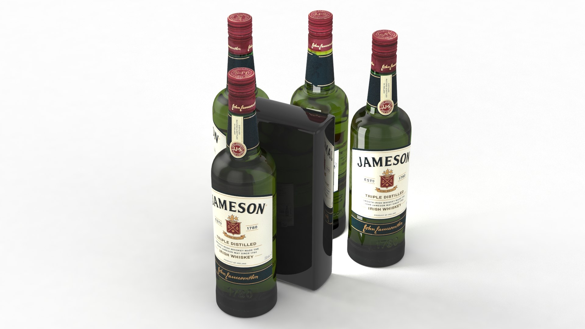 3D Model Jameson Irish Whiskey 700ml 2022 - TurboSquid 1850871