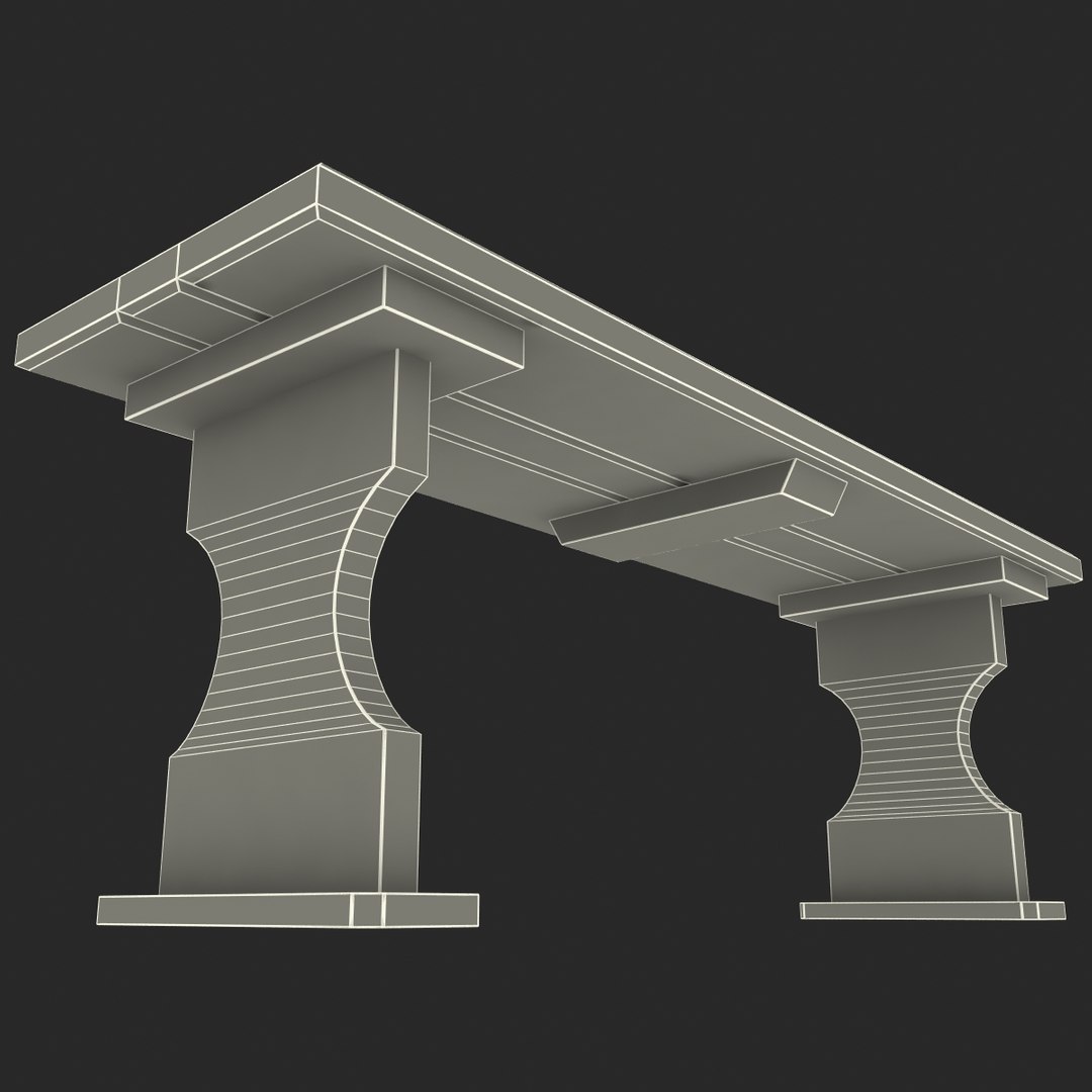 3d bench v6 model