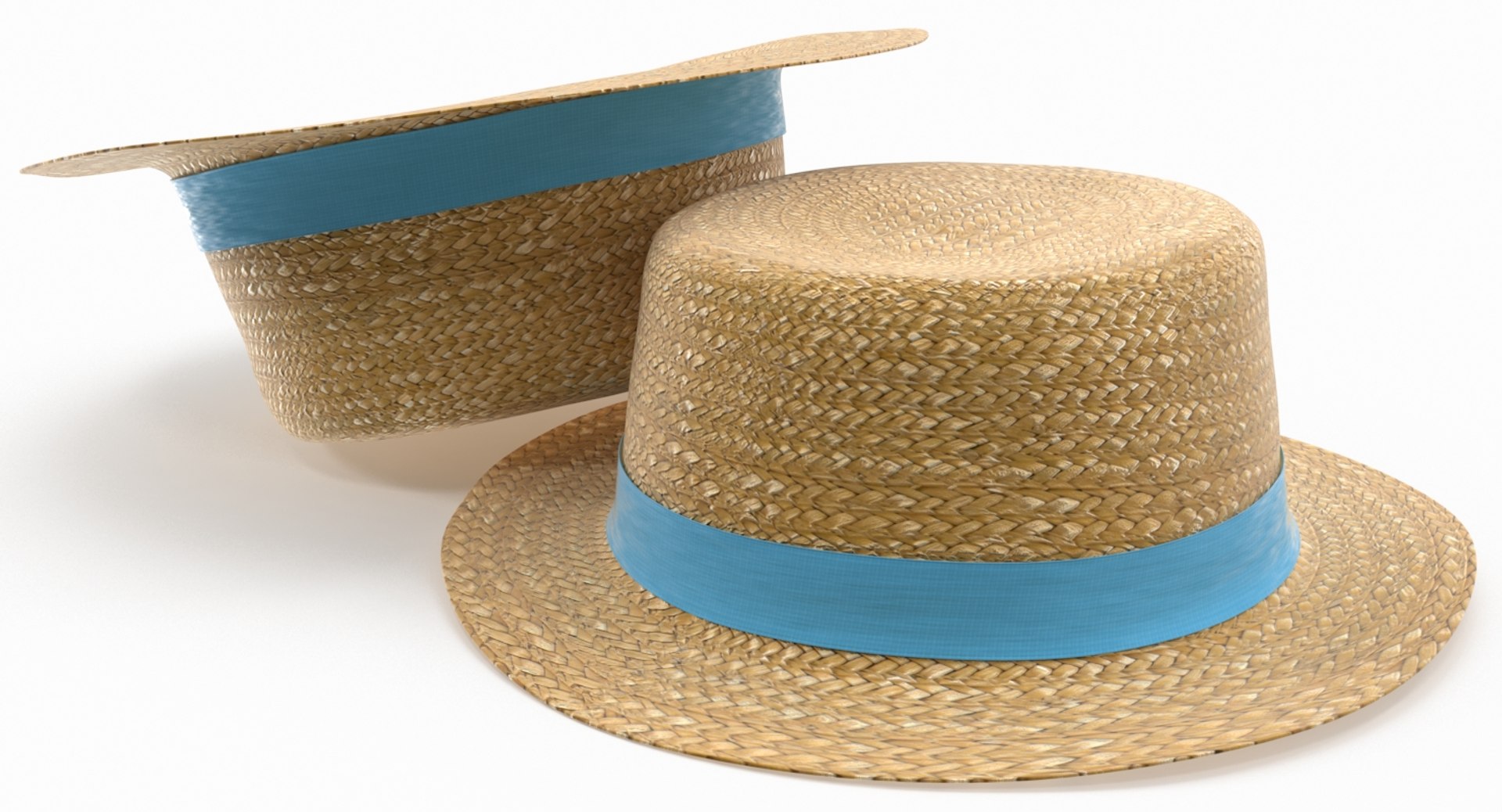 3D Straw Hat Kanotie - TurboSquid 1176762