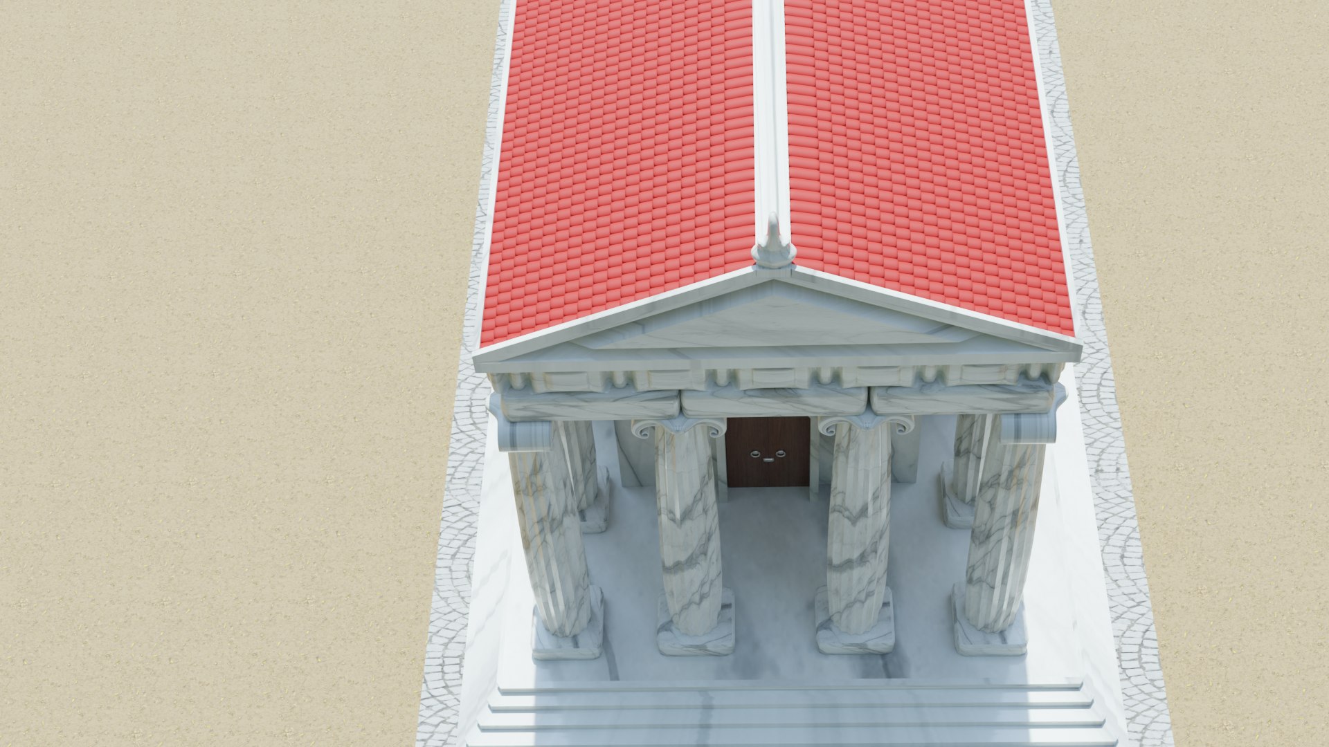 3D Greek Temple - TurboSquid 2300121