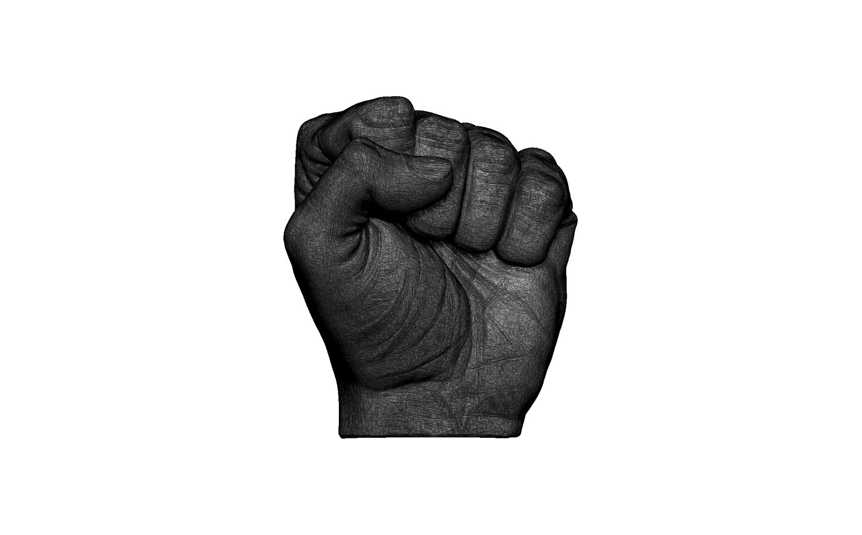 3D Hand Male Statue - TurboSquid 2228186