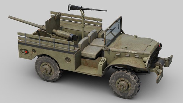 Dodge WC 55 3D model - TurboSquid 1718096