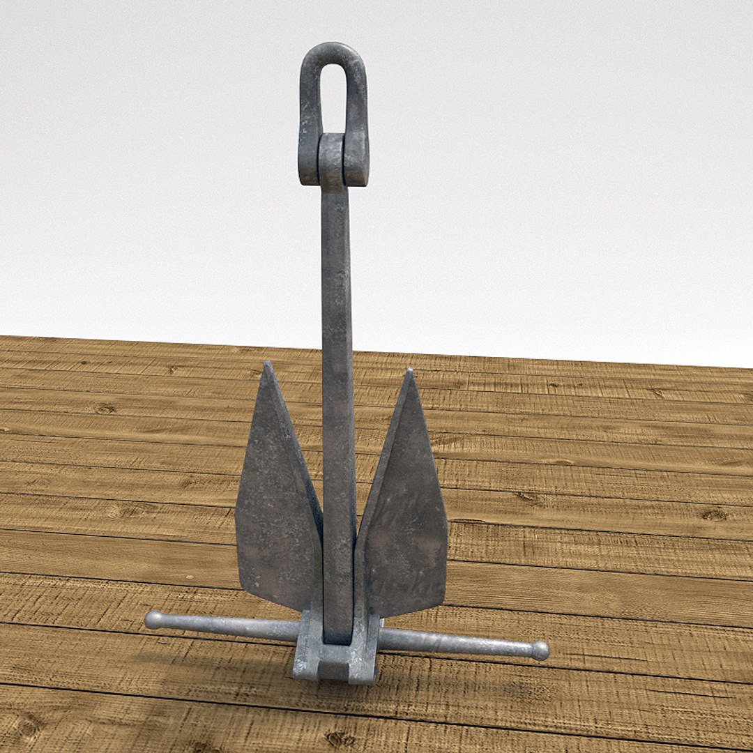 3d Model Danforth Anchor