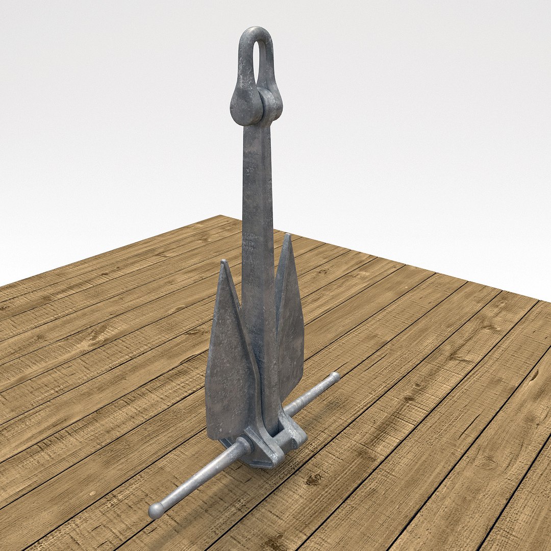 3d Model Danforth Anchor