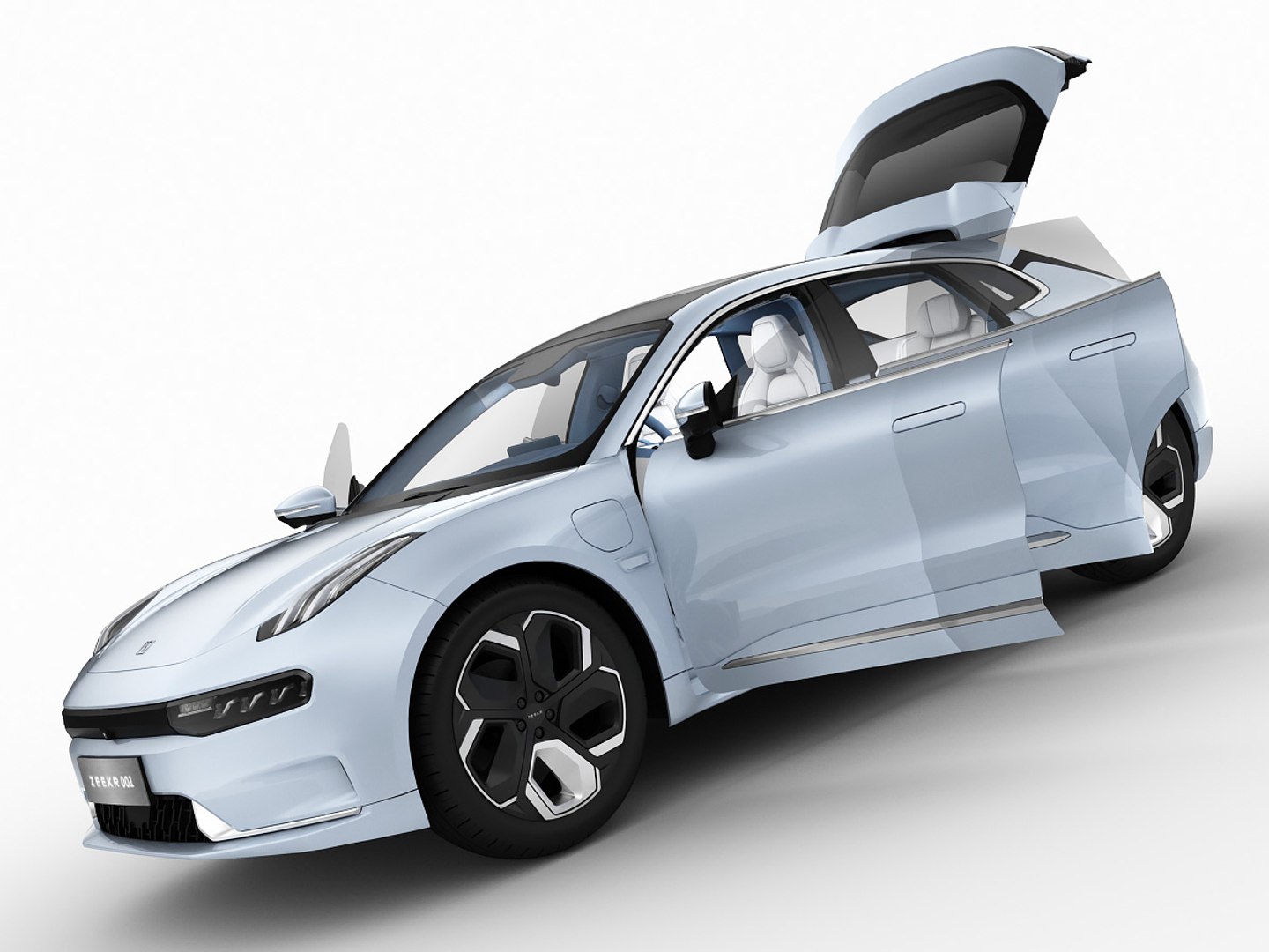 3D 2022 ZEEKR 001 3D Model - TurboSquid 2305513