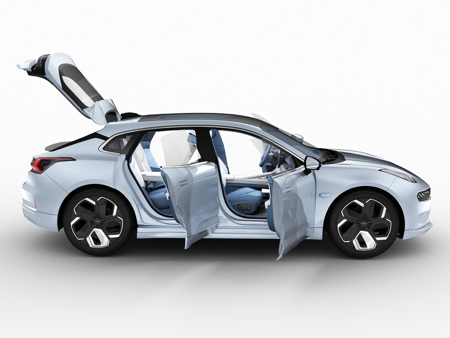 3D 2022 ZEEKR 001 3D Model - TurboSquid 2305513