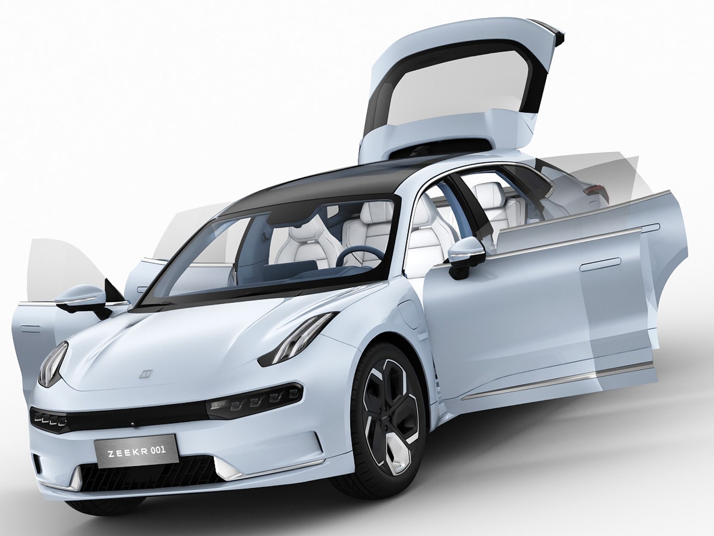 3D 2022 ZEEKR 001 3D Model - TurboSquid 2305513