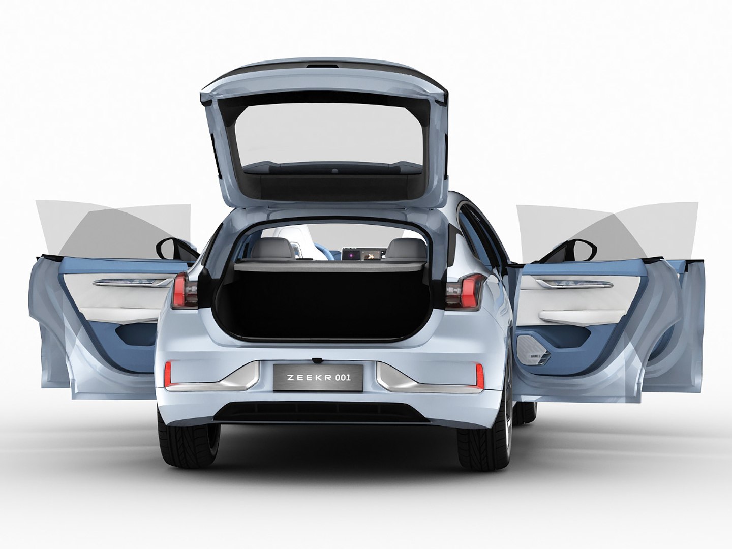 3D 2022 ZEEKR 001 3D Model - TurboSquid 2305513