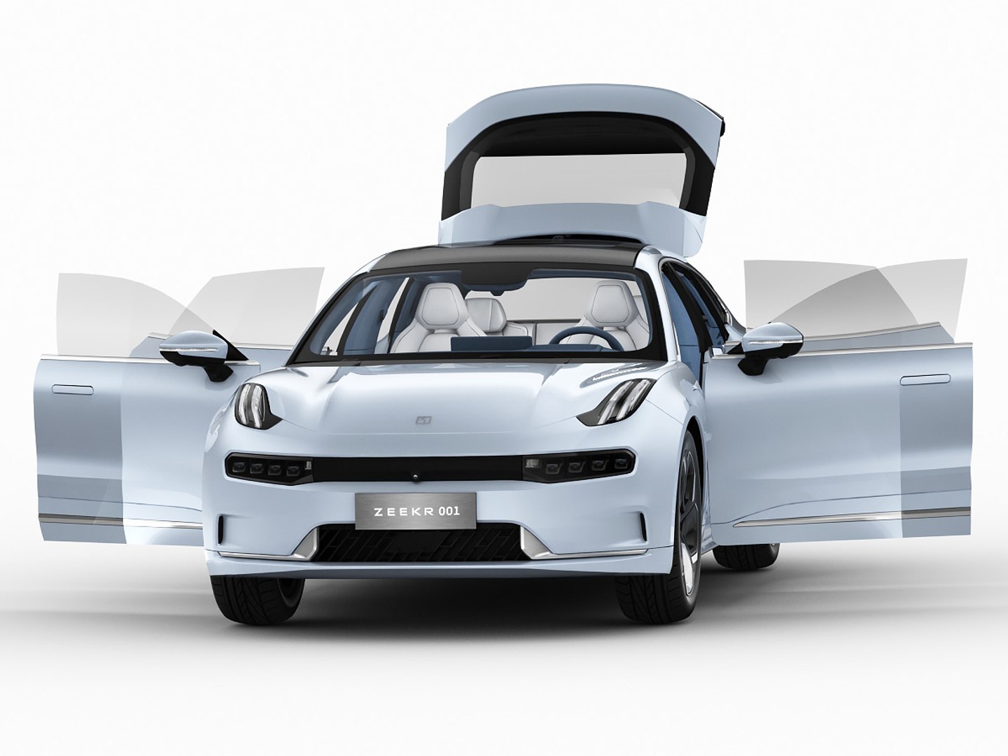 3D 2022 ZEEKR 001 3D Model - TurboSquid 2305513