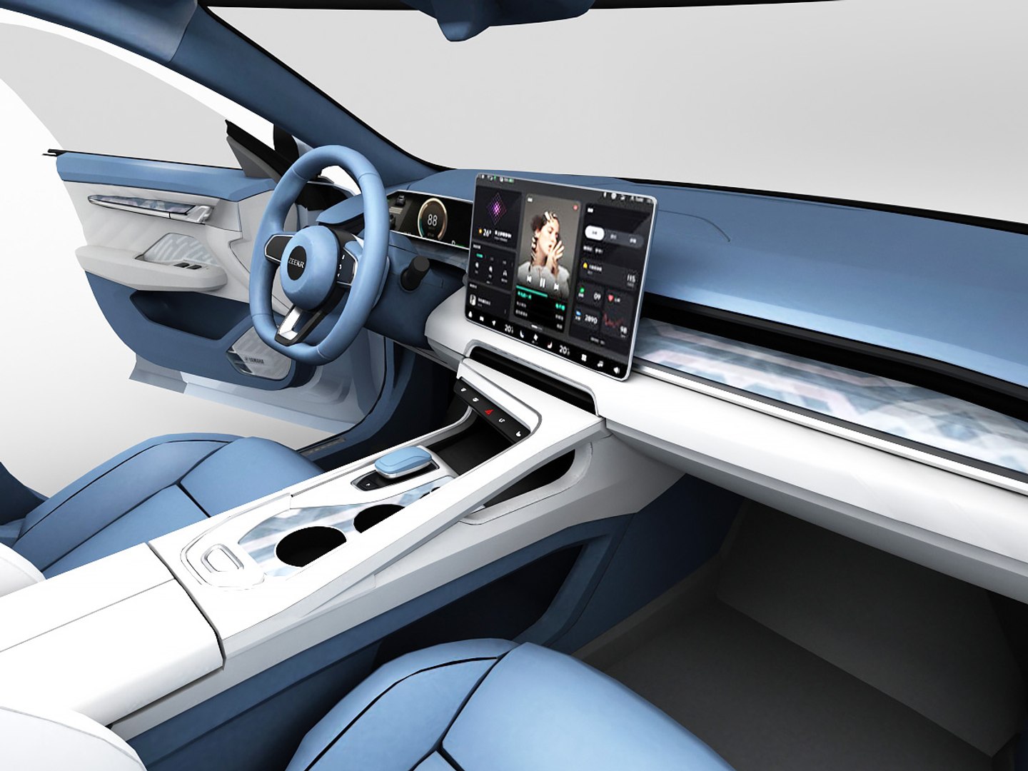 3D 2022 ZEEKR 001 3D Model - TurboSquid 2305513