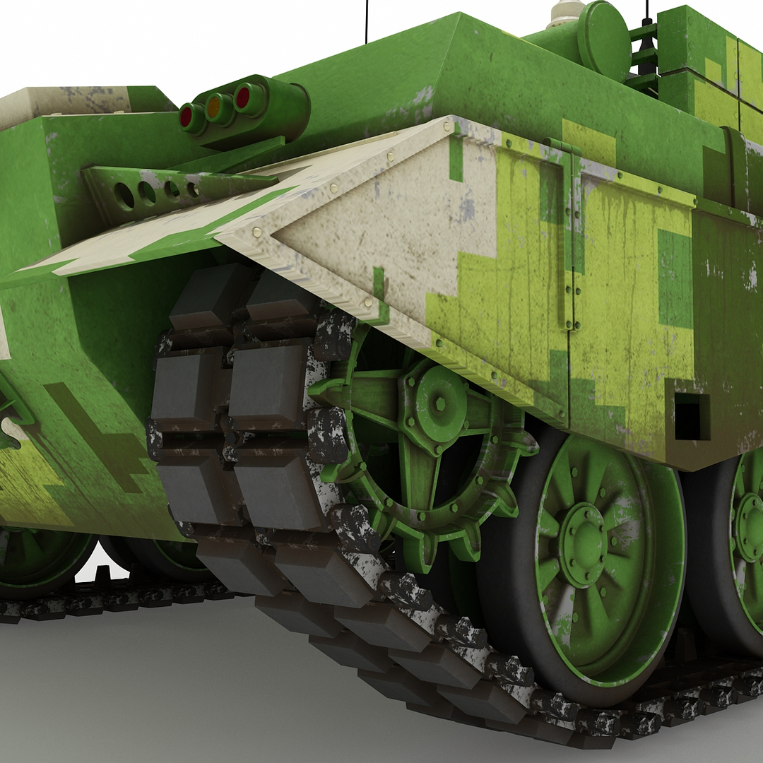 chinese tank 2 3d model